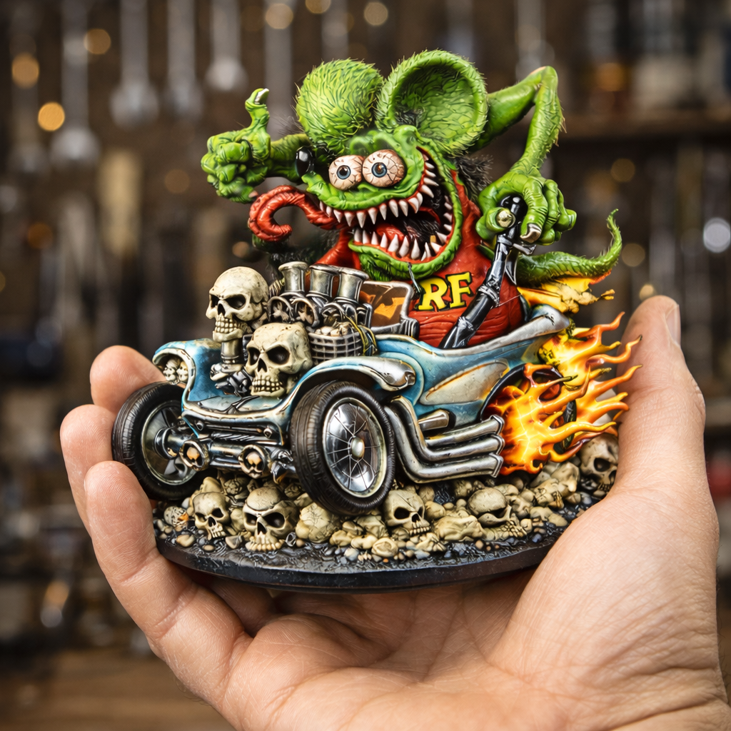 Rat Fink Skull Road Outlaw POP Collectible – figury